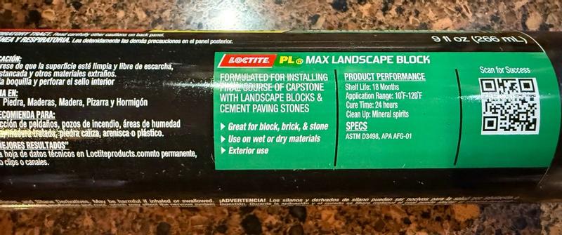 LOCTITE PL MAX Polymer-based Gray Landscape Exterior Construction ...