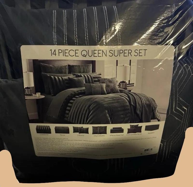 Sunham Prince 14 Piece Comforter Set, Queen - Macy's