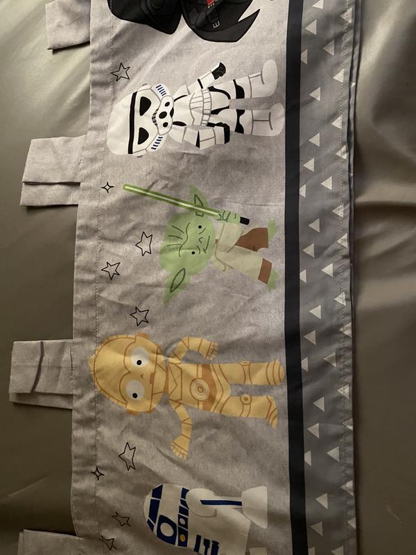 Lambs & Ivy Star Wars Classic Window Valance - Yoda/Darth Vader/R2-D2/C ...
