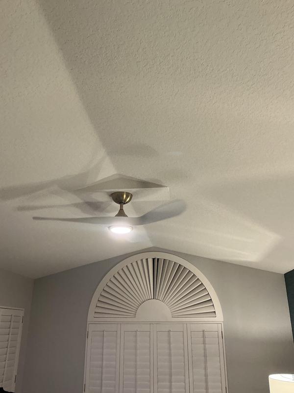 LuxAdora WAC lighting Smart Fans Swirl 54 in 3000K LED Indoor or ...