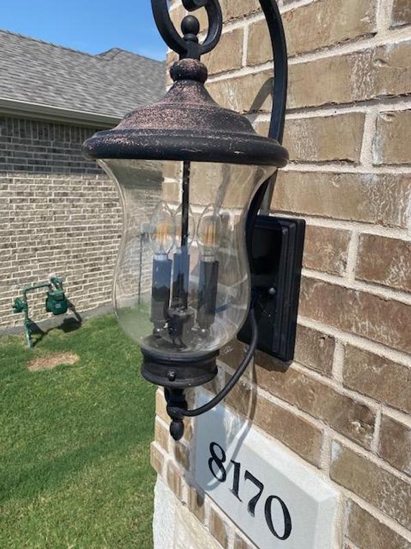 Carriage Traditional Outdoor Wall Light Fixture LED Dimmable Bronze 26 ...