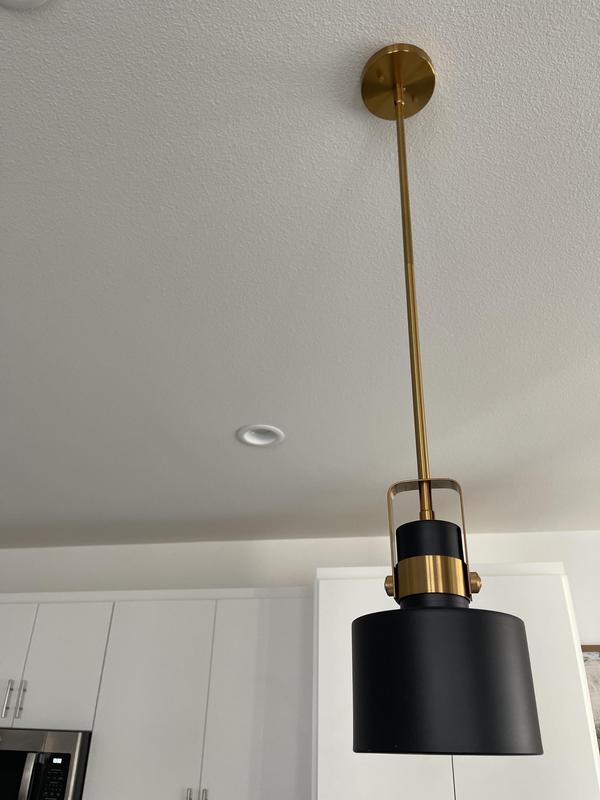 Courtney Burnished Brass Mini Pendant Lighting 6 1/2" Wide Modern ...