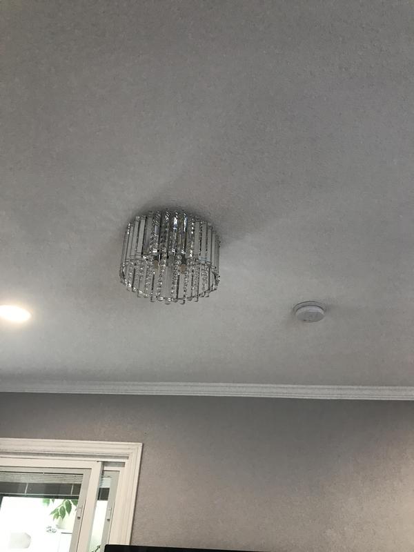 Francesca Luxury Close To Ceiling Light Flush Mount Fixture 14" Wide ...