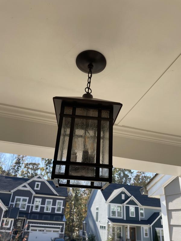 Kathy Ireland Jardin du Jour Sierra Craftsman Art Deco Outdoor Hanging ...