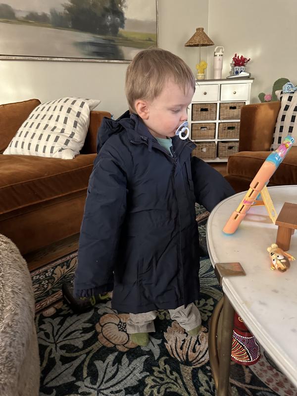 Lands' End Kids Squall Waterproof Insulated 3 in 1 Parka - Macy's