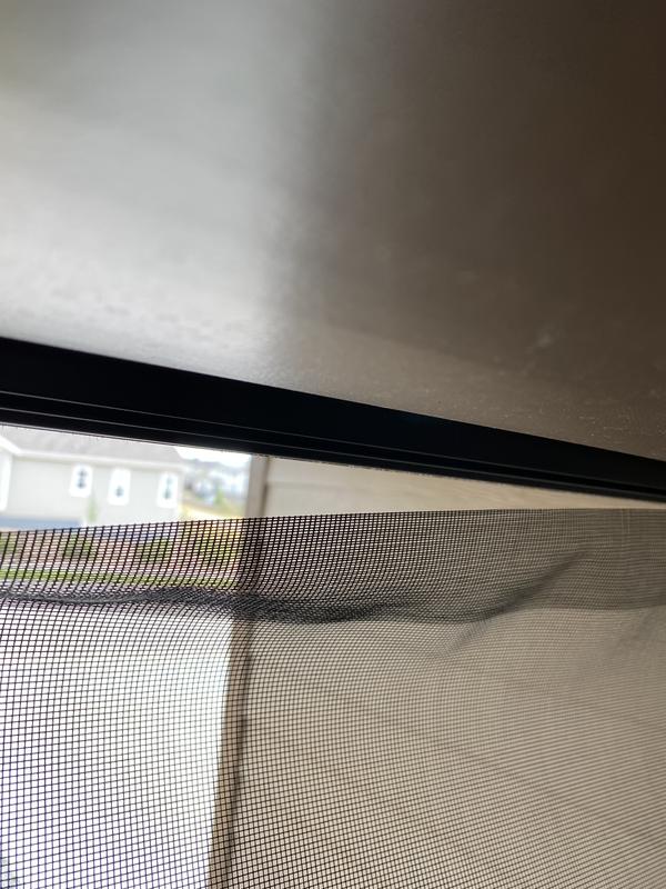 LARSON Brisa Universal reversible Retractable Screen door 36-in x 78-in ...