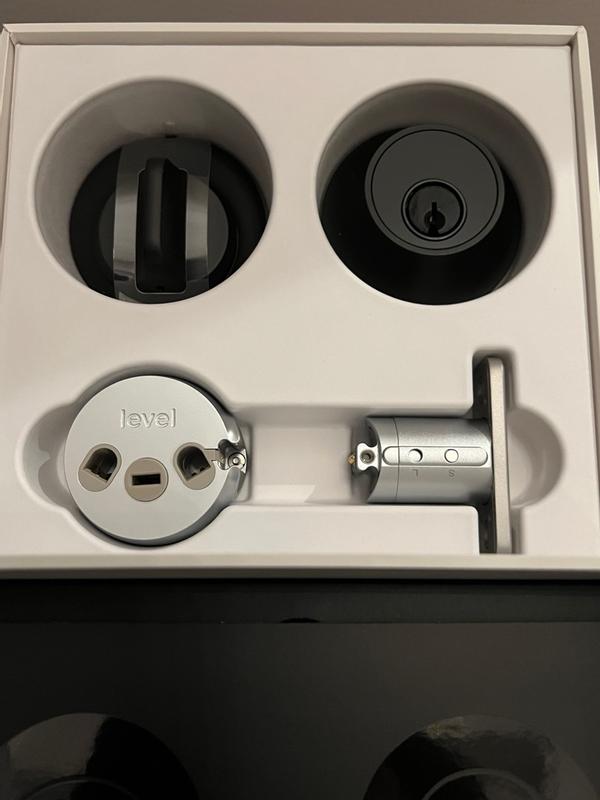 Level Lock+ Smart Lock Matte Black Smart Lock Electronic Deadbolt ...