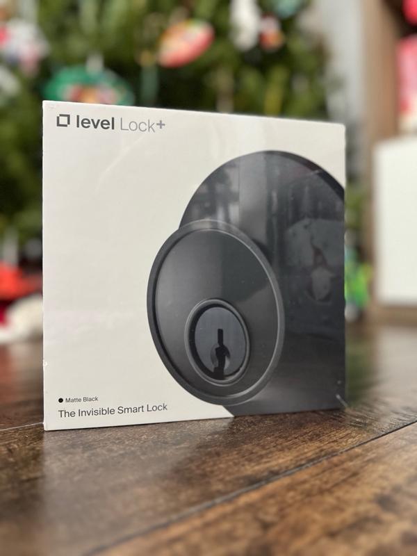 Level Lock+ Smart Lock Matte Black Smart Lock Electronic Deadbolt ...