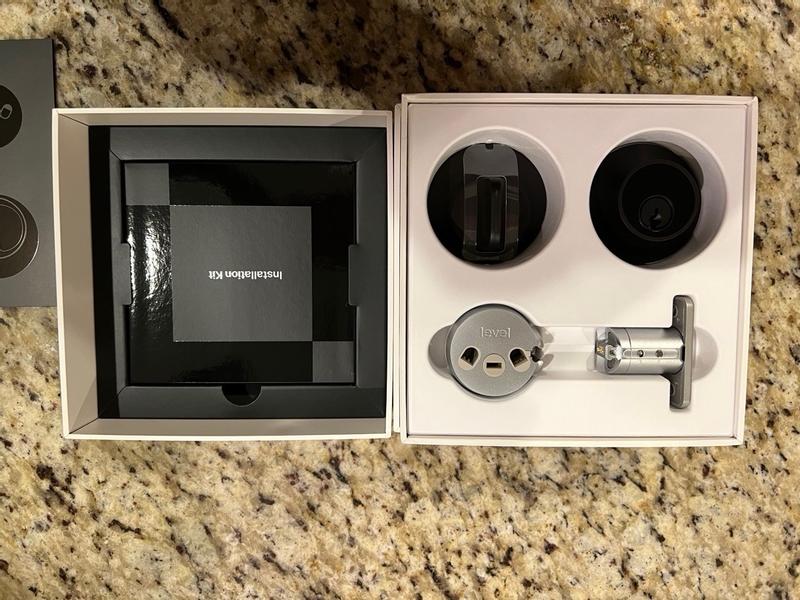 Level Lock+ Smart Lock Matte Black Smart Lock Electronic Deadbolt ...