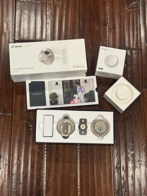 Level Lock+ Connect Lock+ Connect, Matte Black Smart Lock Electronic ...