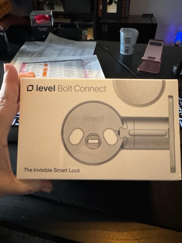Level Bolt Connect Bolt Connect, Retrofit Silver Smart Lock Electronic ...
