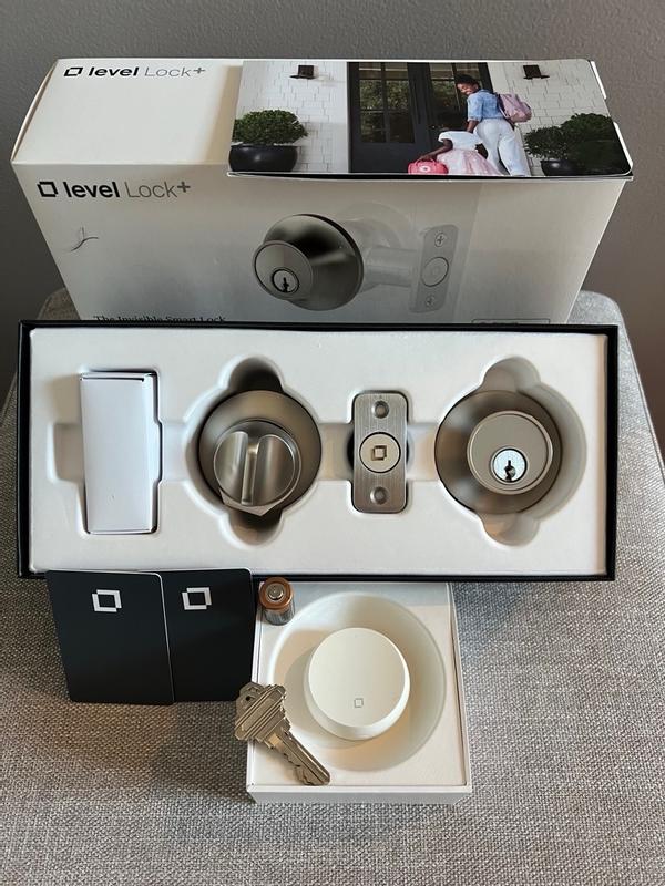 Level Level Lock+ Smart Lock with Apple Home Keys - Smart Deadbolt for ...