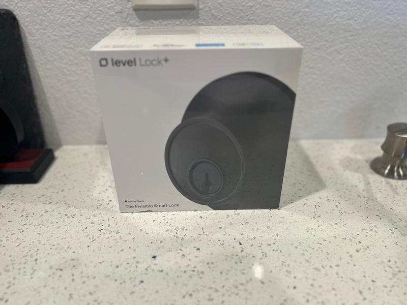 Level Lock+ Smart Lock Matte Black Smart Lock Electronic Deadbolt ...
