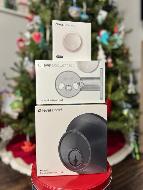 Level Lock+ Smart Lock Matte Black Smart Lock Electronic Deadbolt ...