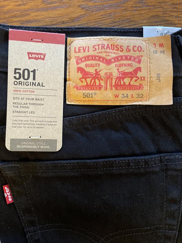 501® Original Fit Men's Jeans - Black | Levi's® US