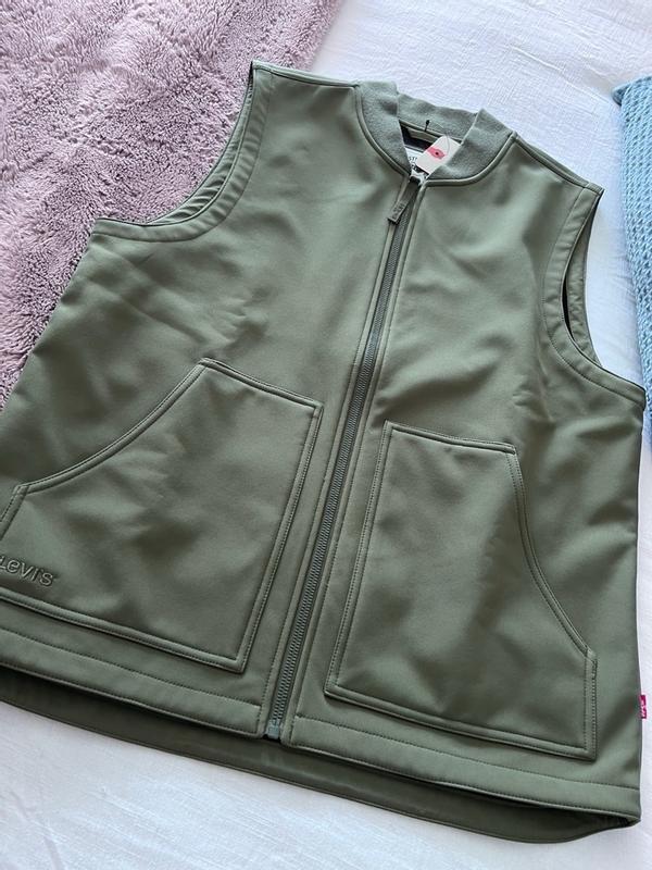 Softshell Bomber Vest - Green | Levi's® US