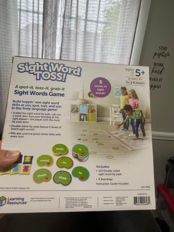 Learning Resources Sight Words Toss Game - Macy's