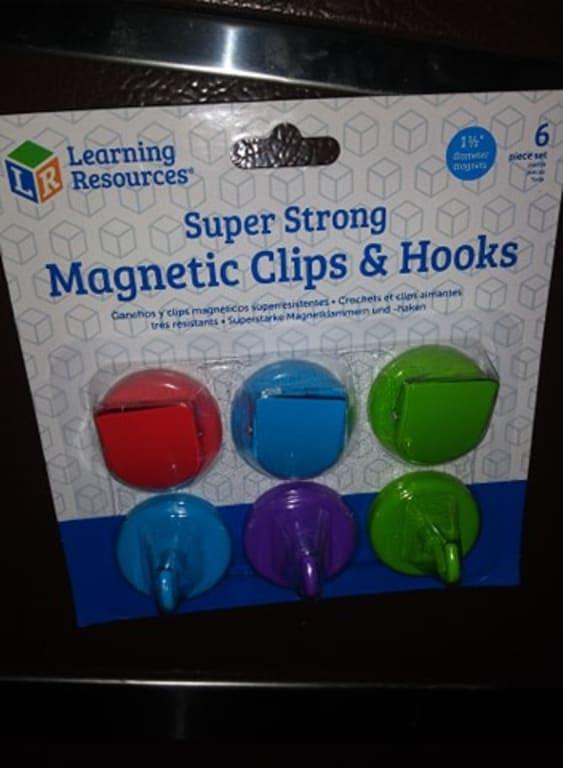 Learning Resources Super Strong Magnetic Clips And Hooks