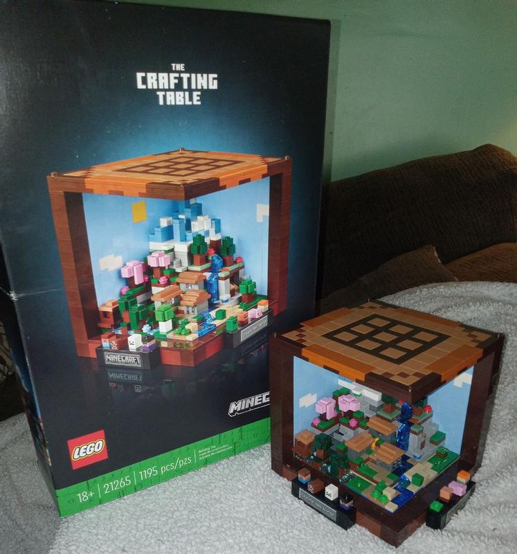 LEGO® Minecraft The Crafting Table Build and Display Set for Adults ...