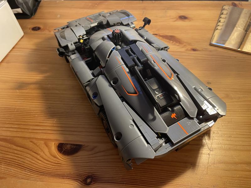 LEGO Technic Koenigsegg Jesko Absolut Hypercar Toy Grey 801 pc in the ...