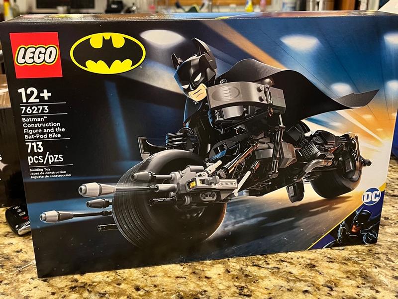 LEGO® DC Batman: Batman Construction Figure the Bat-Pod Bike 76273 - Macy's