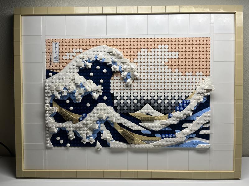 LEGO® ART Hokusai – The Great Wave 31208 Adult Dimensional Wall Art ...