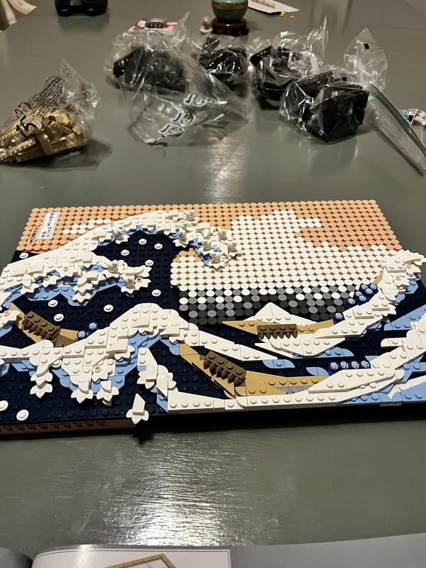 LEGO® ART Hokusai – The Great Wave 31208 Adult Dimensional Wall Art Building Toy Set - Macy's