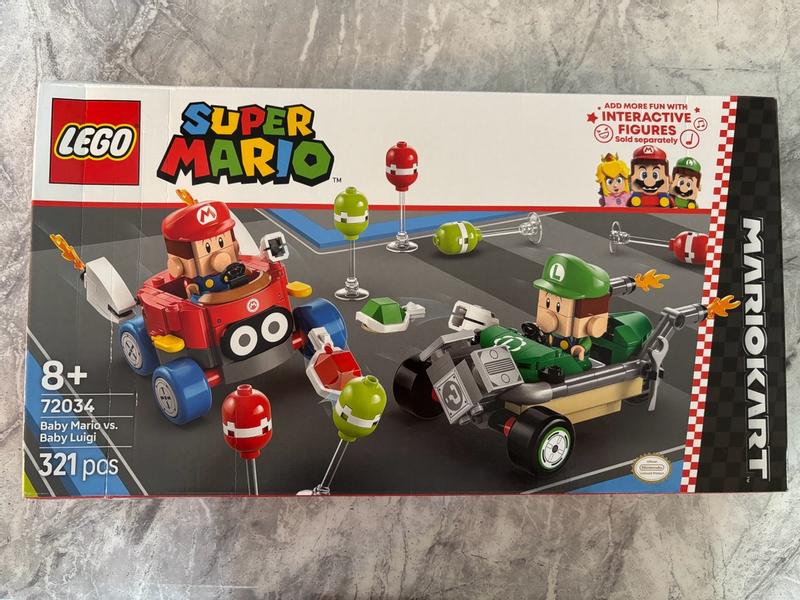 LEGO® Super Mario Kart Baby Mario vs. Baby Luigi Building Toy 72034 ...