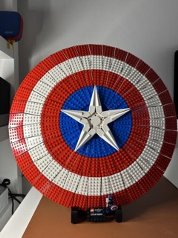 LEGO® Super Heroes Marvel 76262 Toy Captain America Shield Building Set ...