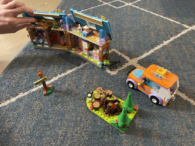 LEGO® Friends Mobile Tiny House 41735 Building Toy Set with Leo, Liann ...