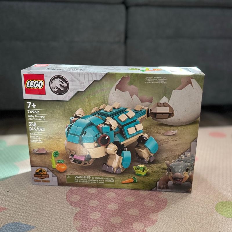LEGO® Jurassic World Baby Bumpy: Ankylosaurus Dinosaur Building Set ...