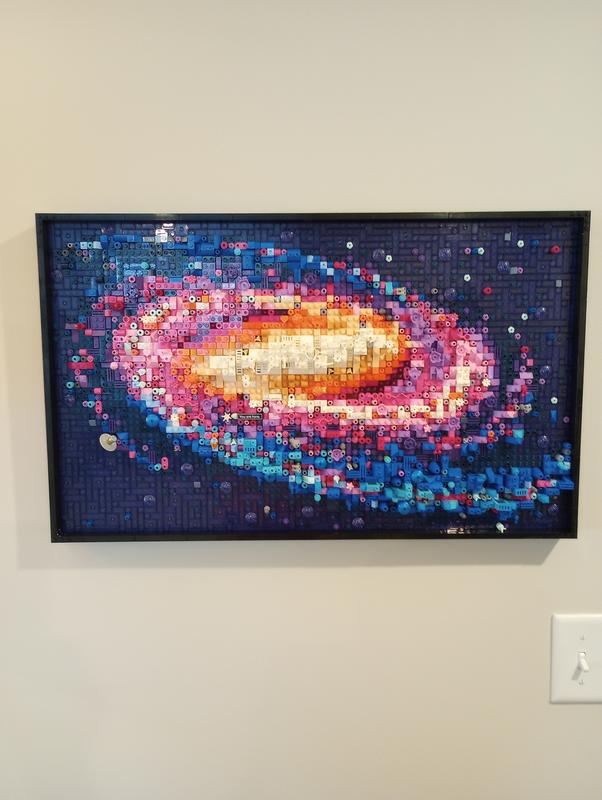 LEGO® The Milky Way Galaxy 31212 3D Effect Wall Décor Building Set ...