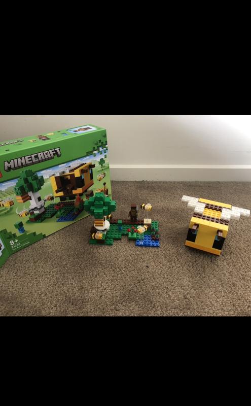 LEGO® Minecraft The Bee Cottage 21241 Toy Building Set with Honey Bear ...
