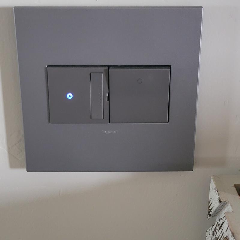 Legrand Adorne Magnesium Screwless Wall Plate 4 Pack Modern Legrand ...