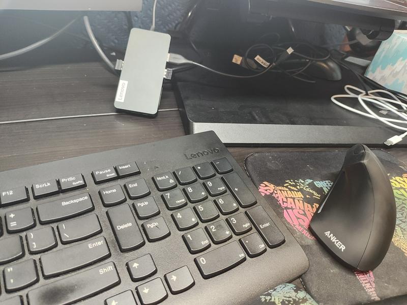 Lenovo USB Type C 7 In 1 Travel Hub Iron Gray GX90T77924 - Office Depot