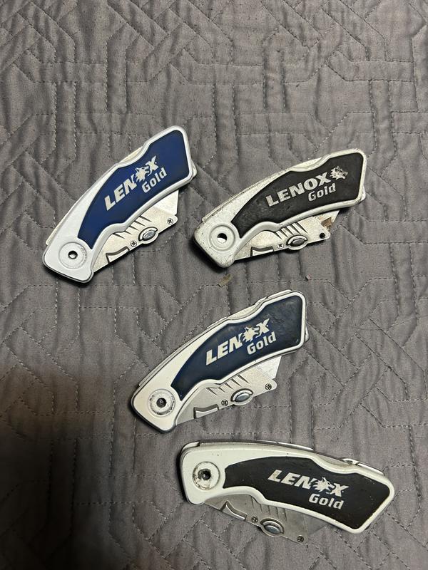 LENOX 3/4-in 1-Blade Folding Box Cutter Utility Knife 10771FLK1 at ...