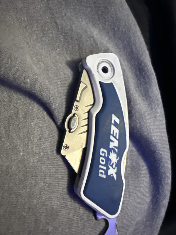 LENOX 3/4-in 1-Blade Folding Box Cutter Utility Knife 10771FLK1 at ...
