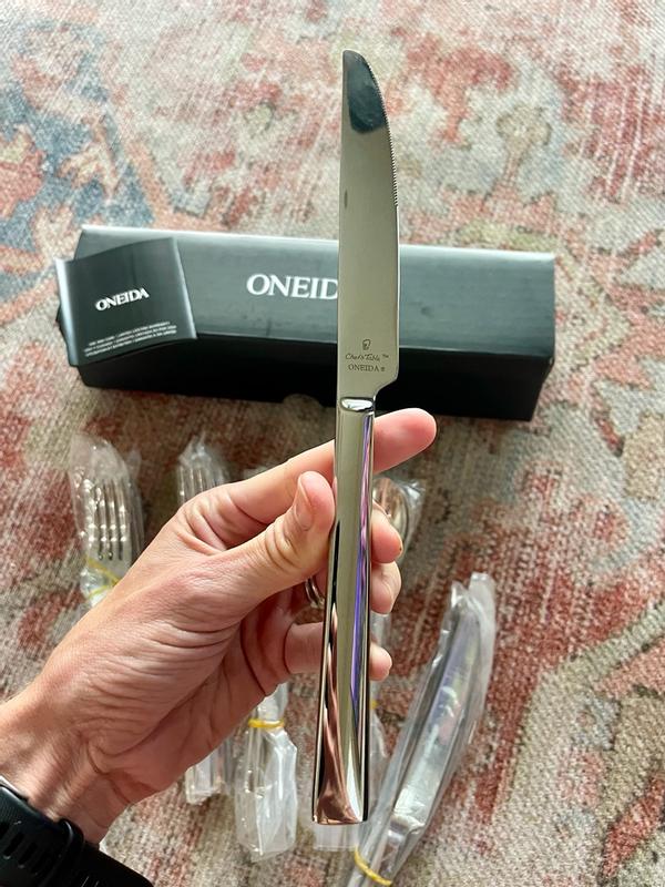 Oneida Chef's Table 20-Pieces Polished Modern Flatware H016020A at ...