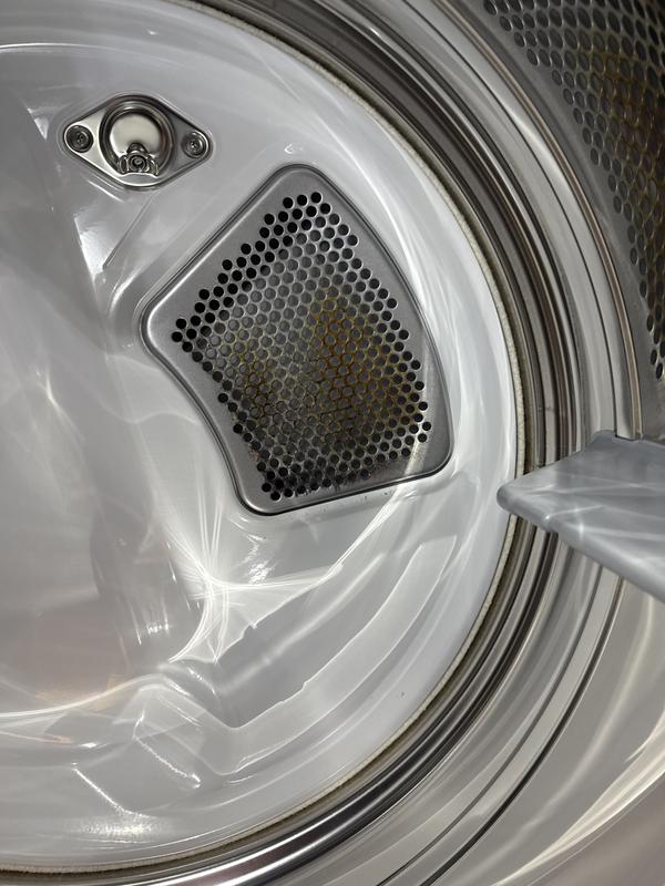 LG 7.4-cu ft Stackable Vented Gas Dryer with Steam Cycle ( Black Steel ...