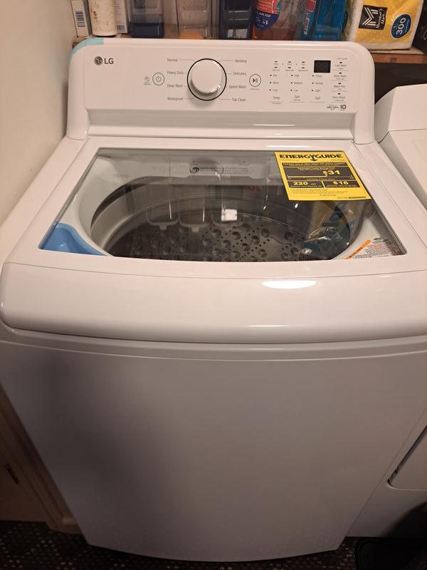 LG ColdWash Impeller Medium Top-Load Washer ( White ) in the Top-Load ...