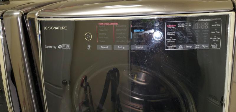 LG Large Smart Wi-Fi-Enabled Electric Dryer with TurboSteam™ #DLEX9500K ...
