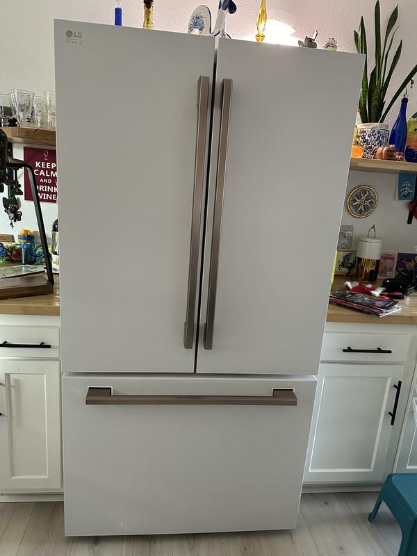 LG STUDIO Counter-Depth 26.5-cu ft 3 -Door 36-in Wide Smart Compatible ...