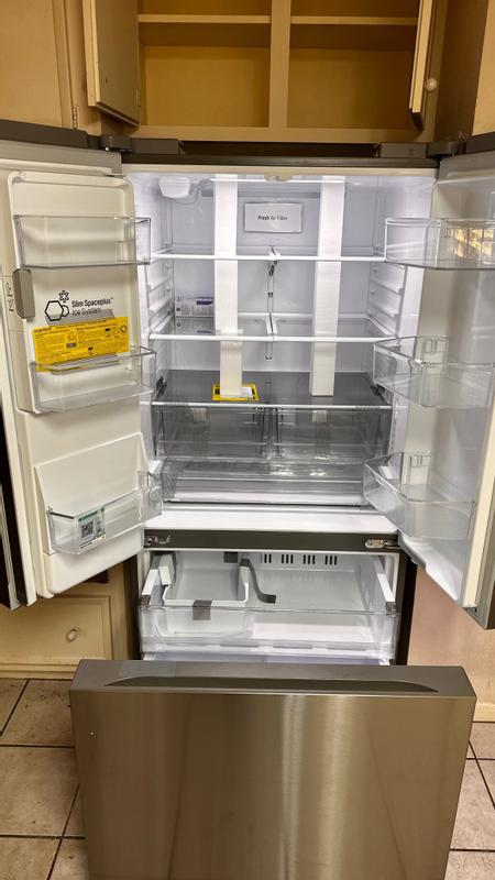 LG Standard-Depth 24.5-cu ft 3 -Door 33-in Wide with Dual Ice Maker ...