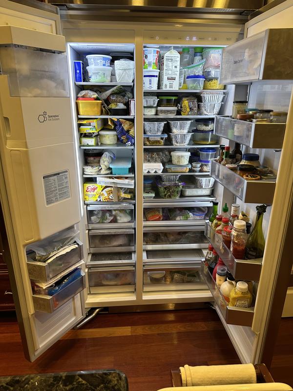LG STUDIO 25.6-cu ft Counter-depth Side-by-Side Refrigerator Built-In ...