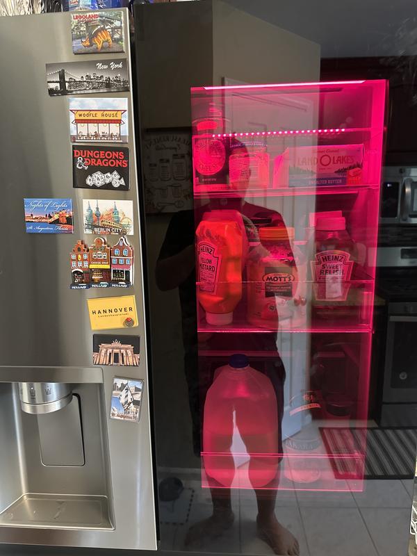 LG InstaView MyColor 28.6-cu ft 4-Door Smart French Door Refrigerator ...