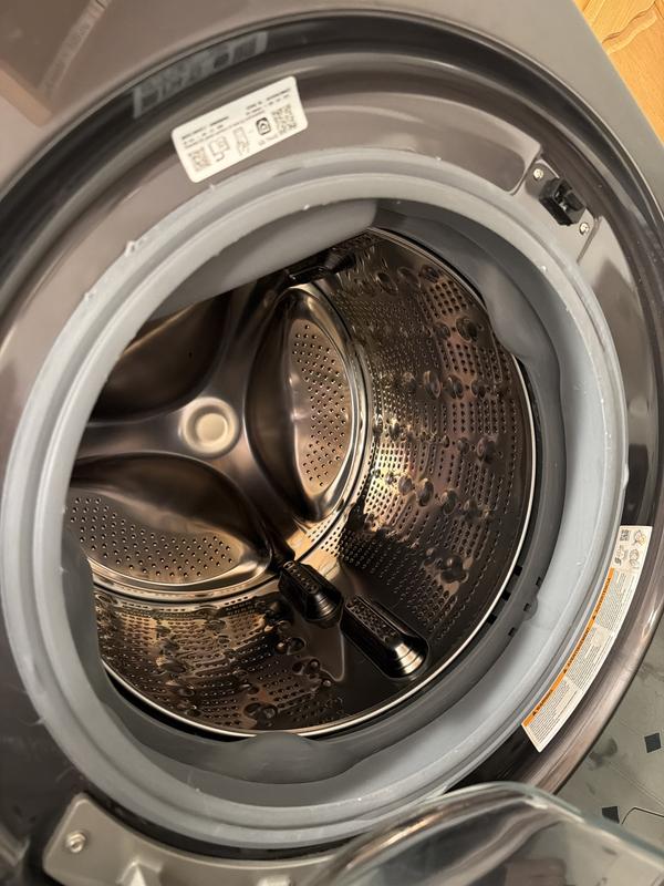 LG 5.0-cu ft Ventless All-In-One Washer Dryer Combo with Steam Cycle ...