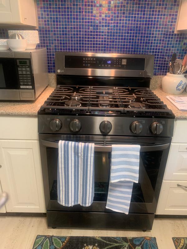 LG LRGL5825F 5.8 cu. ft. Gas Single Oven InstaView™ Range w/ AirFry ...