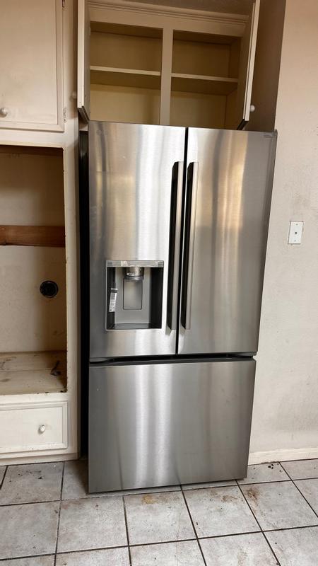 LG Standard-Depth 24.5-cu ft 3 -Door 33-in Wide with Dual Ice Maker ...