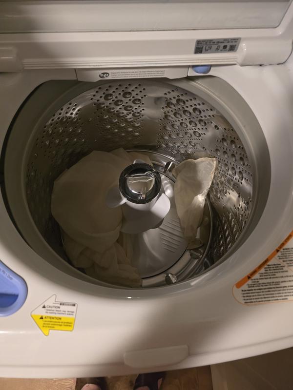 LG TurboWash 3D 5.3-cu ft Agitator Smart Top-Load Washer (Graphite ...