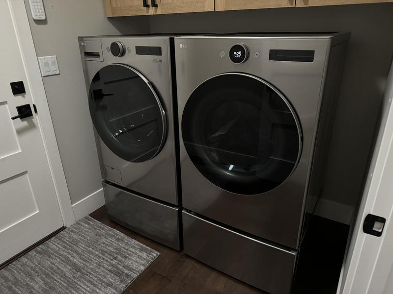 Shop LG TurboWash 360 Medium High Efficiency Stackable Front-Load ...